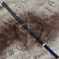 Demon Slayer Muichiro Tokito Nichirin Sword with Plaque and Scabbard ...