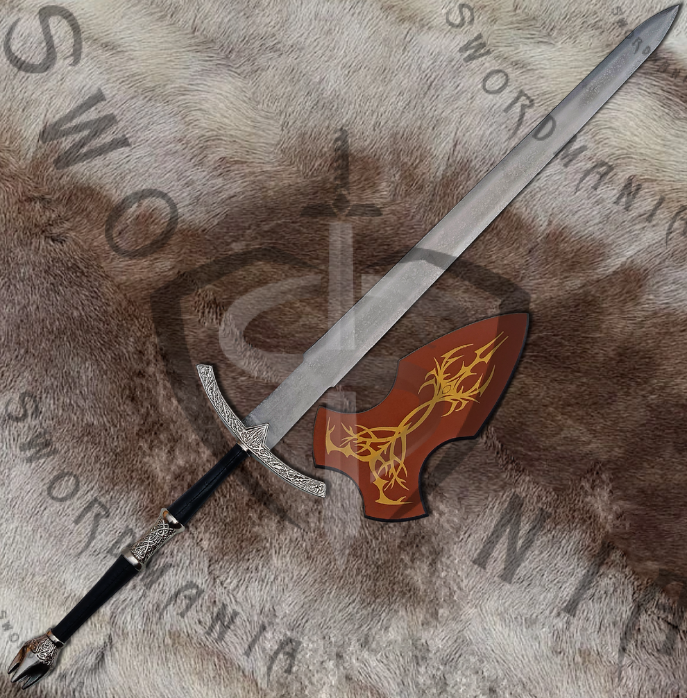 LOTR Witch King of Angmar's Sword with Plaque and Scabbard – SWORDMANIA