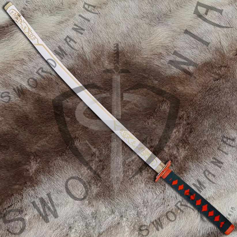 Demon Slayer Shinobu Kocho Nichirin Sword with Plaque and White Scabba ...